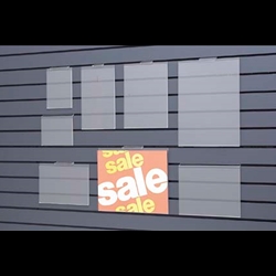 Slatwall Acrylic Displays | Midwest Retail Services